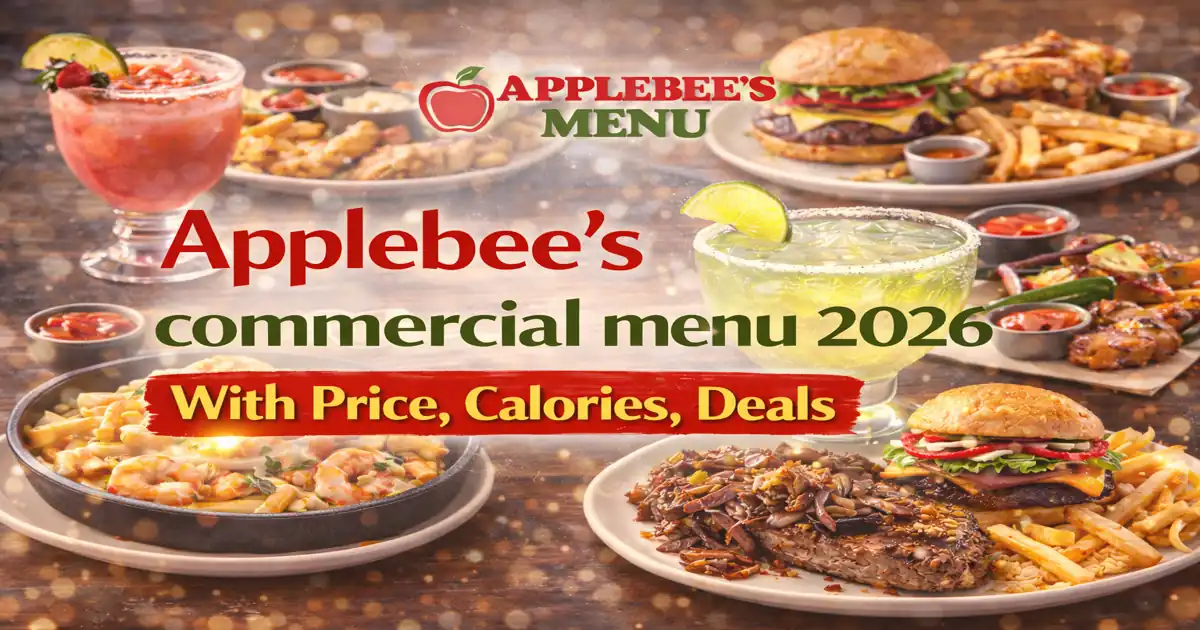 Applebee’s Commercial Menu 2026 With Price, Calories & Deals